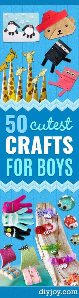50 Cutest Crafts for Boys