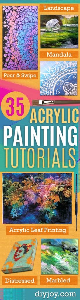 35 Easy Acrylic Painting Tutorials To Channel Your Inner Artist