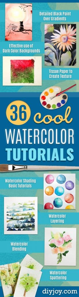36 Watercolor Tutorials | How to Paint With Watercolors