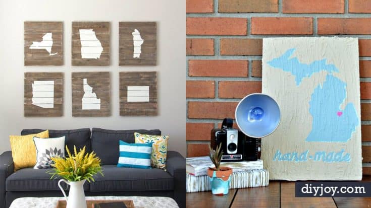 40 Cool State Crafts To Show Your Love For Where You Live - DIY Joy