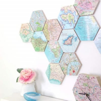 36 Cool DIYs To Make With Maps - DIY Joy