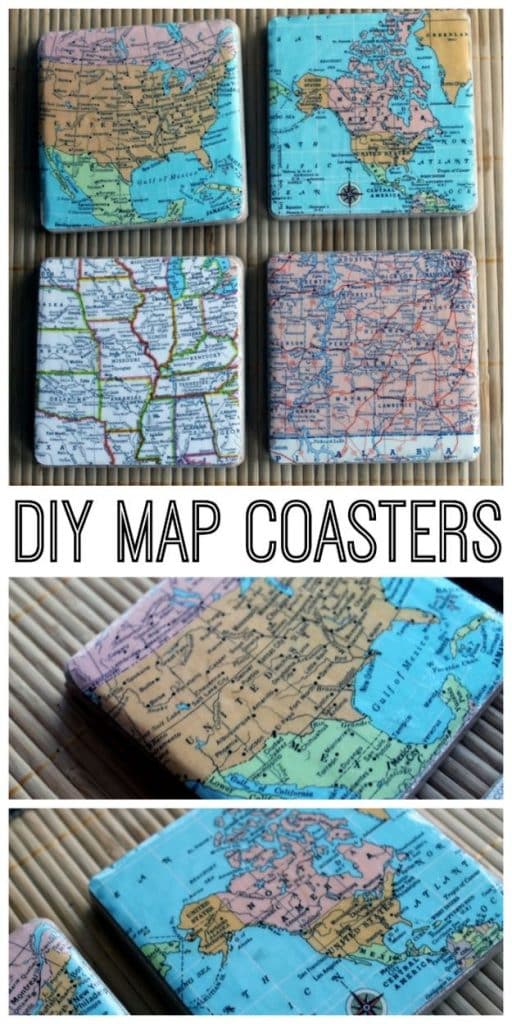36 Cool DIYs To Make With Maps - DIY Joy