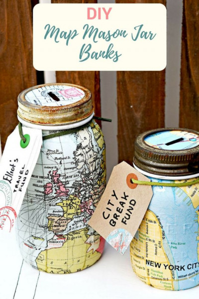 36 Cool DIYs To Make With Maps - DIY Joy