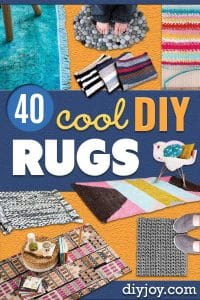 40 DIY Rugs For Your Living Room, Bedroom, Kitchen and Bath
