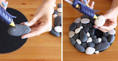 50 Stone, Pebble and Rock Crafts To Try - DIY Joy