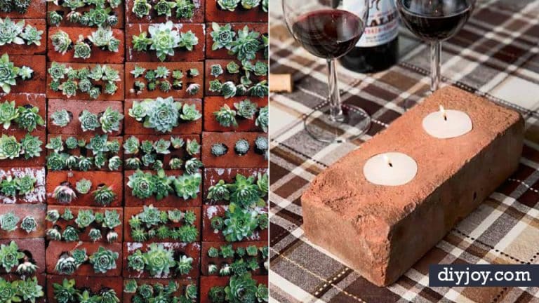34 DIY Ideas With Bricks - DIY Joy