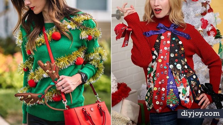 34 DIY Ugly Christmas Sweaters For That Holiday Party - DIY Joy