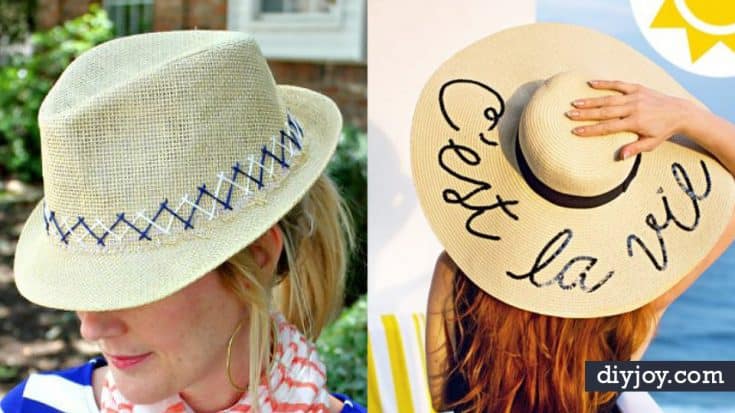 26 DIY Hats Guaranteed to Complete Your Outfit - DIY Joy