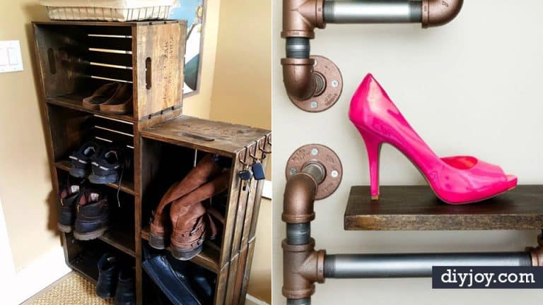 34 DIY Shoe Racks - DIY Joy
