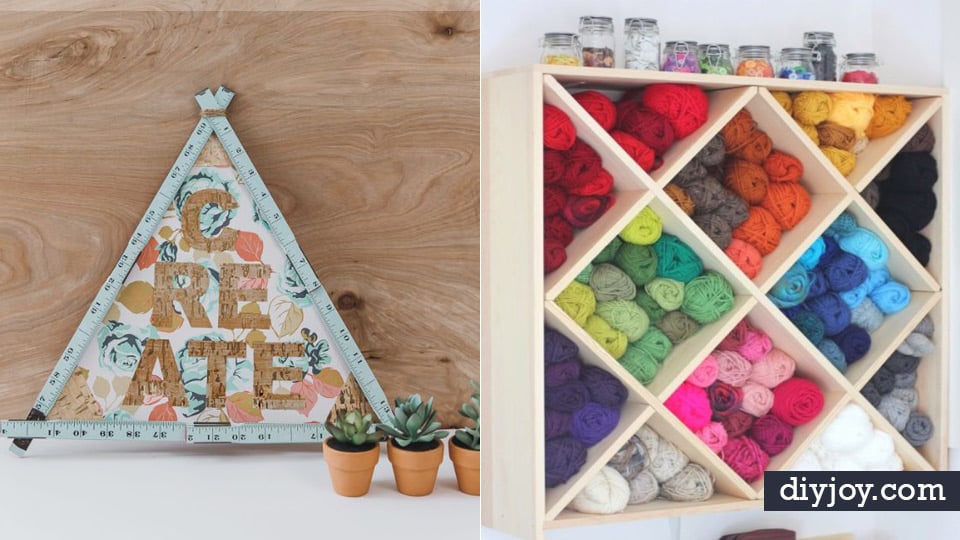 51 Crafty Ideas You'll Want To Make For Your Craft Room