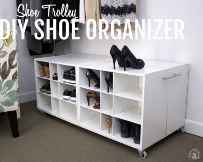 34 DIY Shoe Racks - DIY Joy