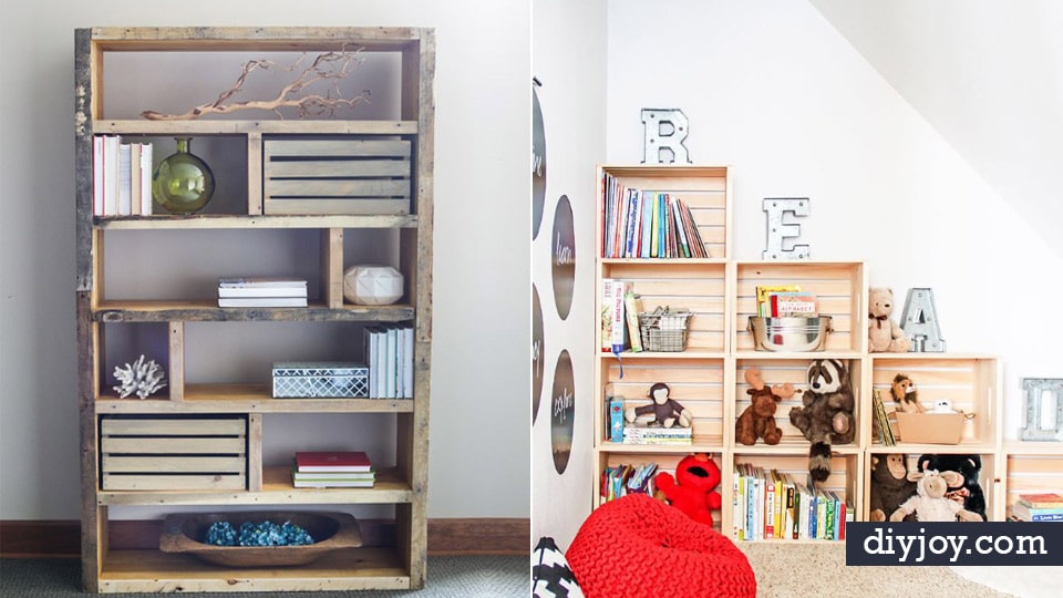 34 DIY Bookshelf Ideas Easy And Cheap Bookcases To Make