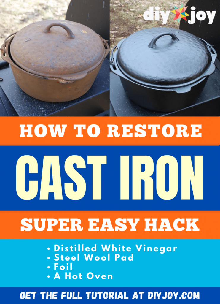 How to Restore Cast Iron - DIY Joy