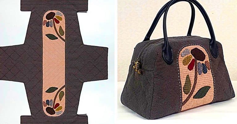 DIY Quilted Bag With Free Pattern - DIY Joy