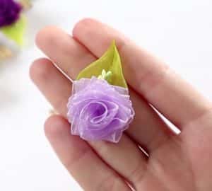 DIY One Minute Ribbon Rose - DIY Joy