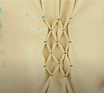 How To Sew Honeycomb Smocking - DIY Joy