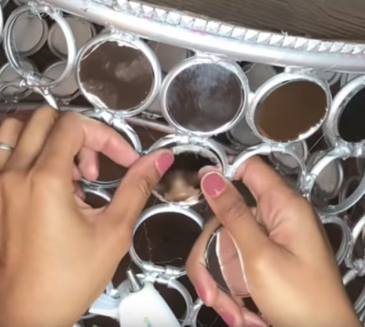 How To Make A Hula Hoop Coffee Table For $20 - DIY Joy