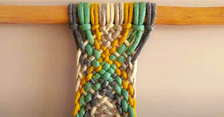 How To Make A Continuous Weave Macrame - DIY Joy
