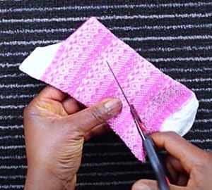 How to Turn A Sock Into A Face Mask - DIY Joy