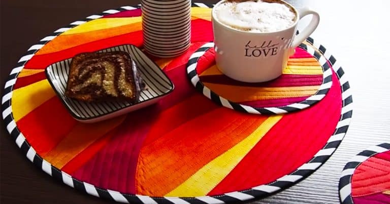 How To Make Patchwork Desk Decor - DIY Joy