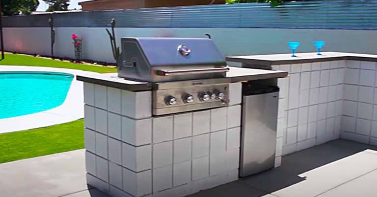 How To Build A Cinder Block BBQ Pit Cooking Area - DIY Joy