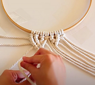 How To Make Macrame Mandala Wall Hanging - DIY Joy