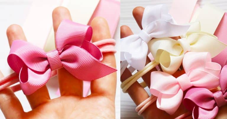 How To Make Simple Ribbon Bows - DIY Joy