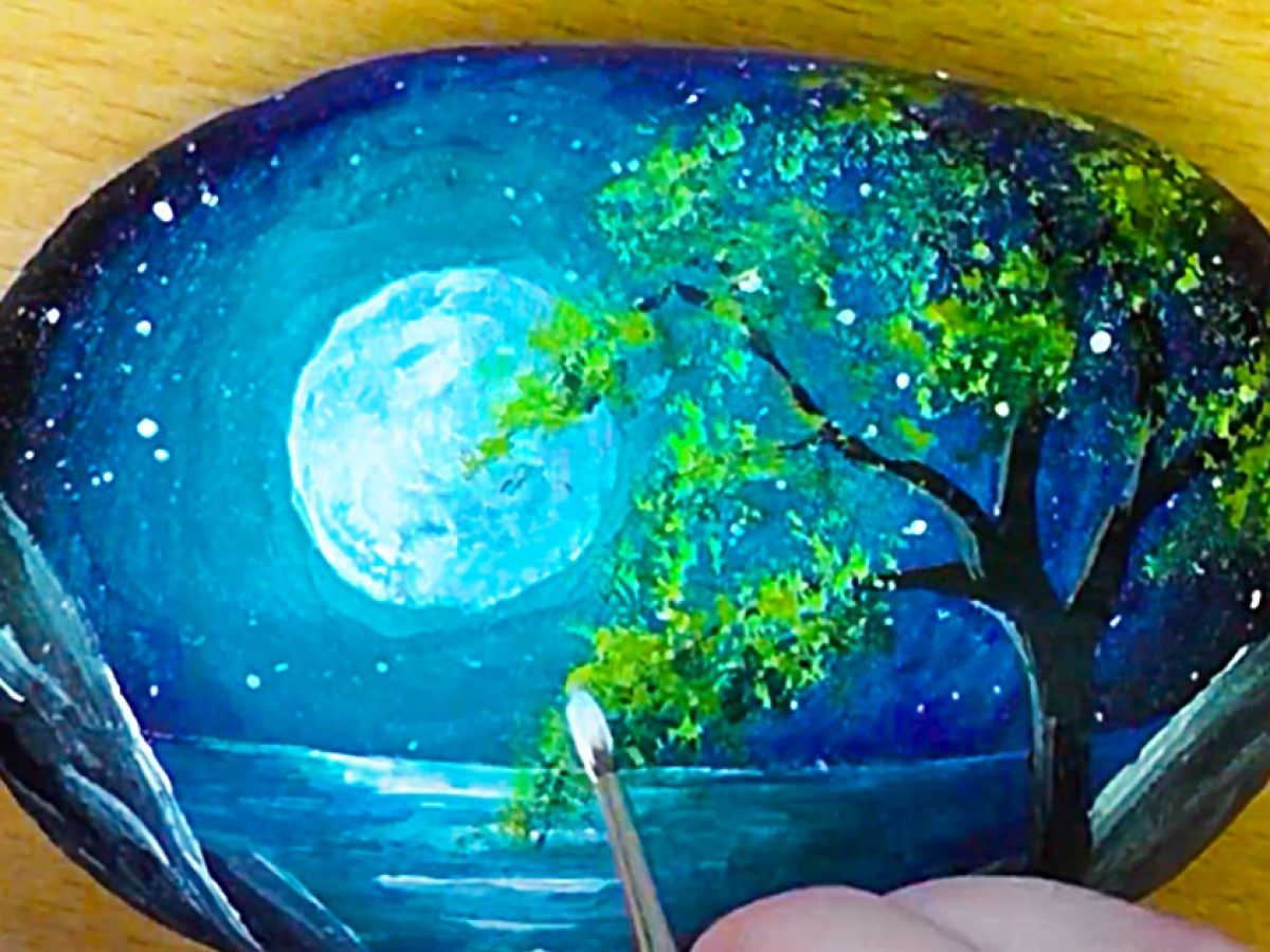 Landscape Rock Painting Ideas 43 Awesome Rock Painting Ideas And