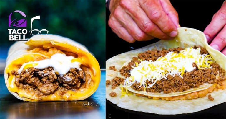 Copy Cat Taco Bell Beefy 5 Layer Burrito Recipe - DIY Joy