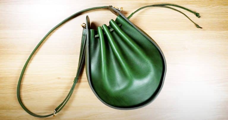 Leathercraft: Drawstring Bucket Bag - DIY Joy
