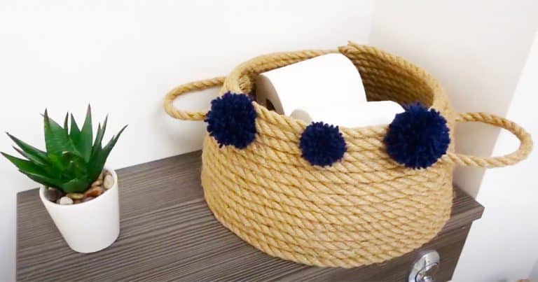 How To Make A Rope Basket - DIY Joy