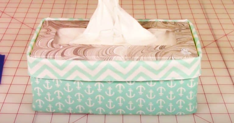 DIY Tissue Box Holder - DIY Joy