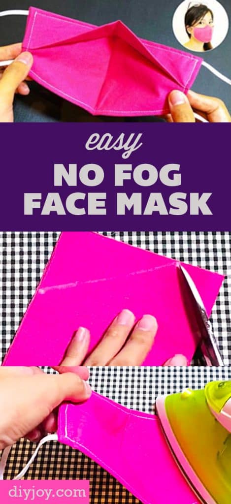 How To Make A No-Fog Face Mask - DIY Joy