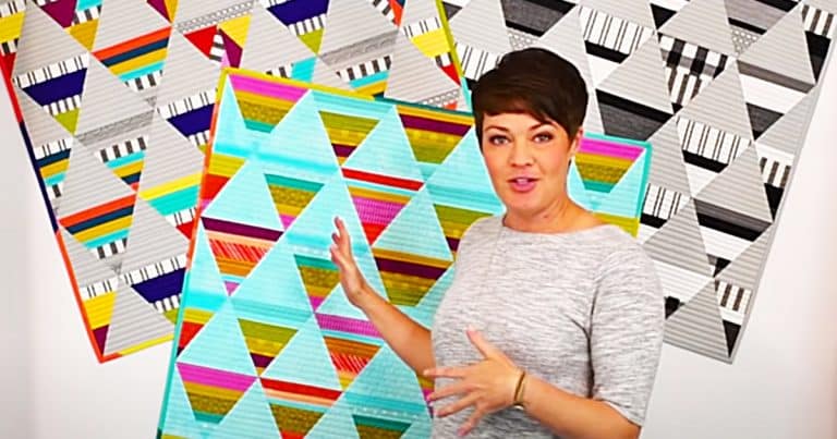 How To Make A Scrap Quilt With A Free Pattern From Krista Moser - DIY Joy