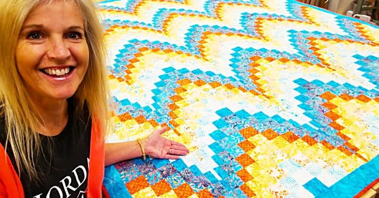 Donna Jordan's Bargello Quilt With Free Pattern - DIY Joy