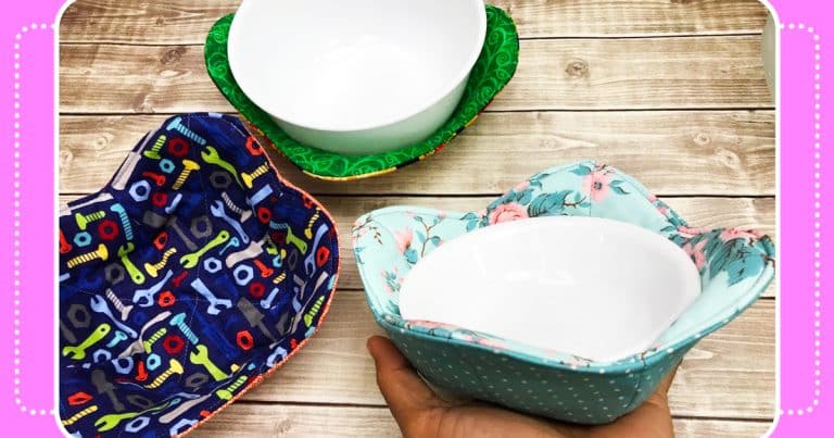 How To Sew A Bowl Cozy - DIY Joy