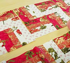 Mini Rails Quilted Table Runner With Free Pattern - DIY Joy