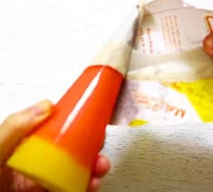 How To Make Candy Corn Candles - DIY Joy