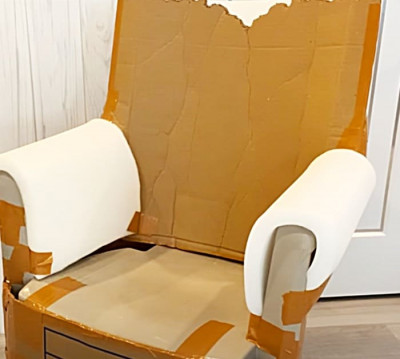 Turn A Plastic Chair Into A Throne Chair - DIY Joy