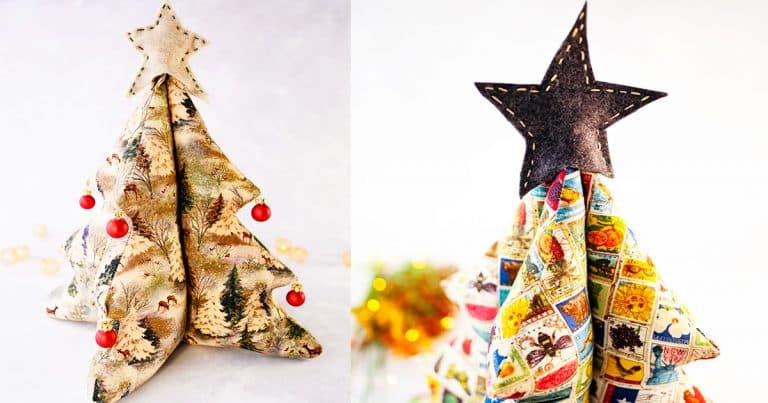 DIY Fabric Christmas Tree - DIY Joy