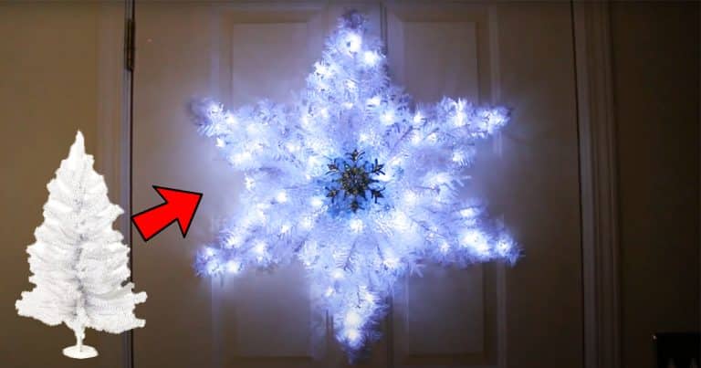 Dollar Tree DIY Snowflake Wreath - DIY Joy