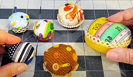 How To Make A Bottle Cap Pin Cushion - DIY Joy