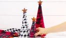 How To Make DIY Flannel Trees - DIY Joy