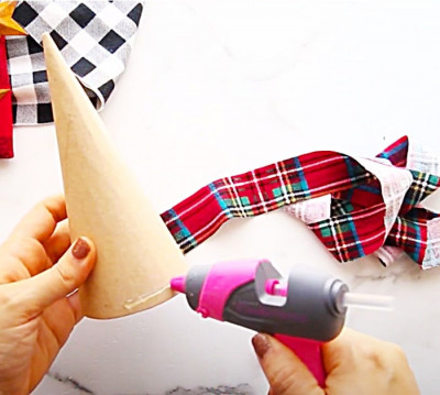 How To Make DIY Flannel Trees - DIY Joy