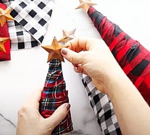 How To Make DIY Flannel Trees - DIY Joy