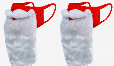 How To Make A Santa Face Mask - DIY Joy