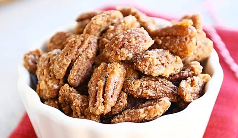 Cinnamon Sugar Candied Pecans Recipe Diy Joy
