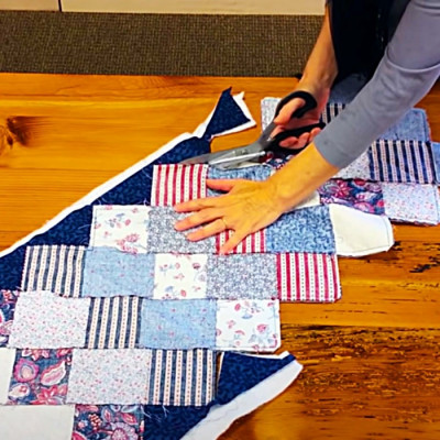 Jagged Edge Table Runner With Donna Jordan - DIY Joy