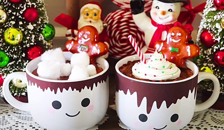 Dollar Tree DIY Christmas Marshmallow Mugs - DIY Joy