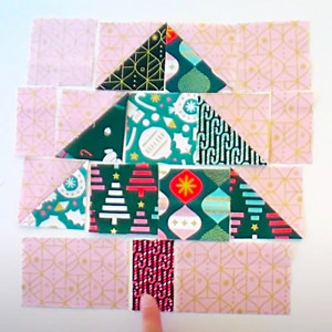 Scrappy Christmas Tree Mug Rugs With Free Pattern - DIY Joy